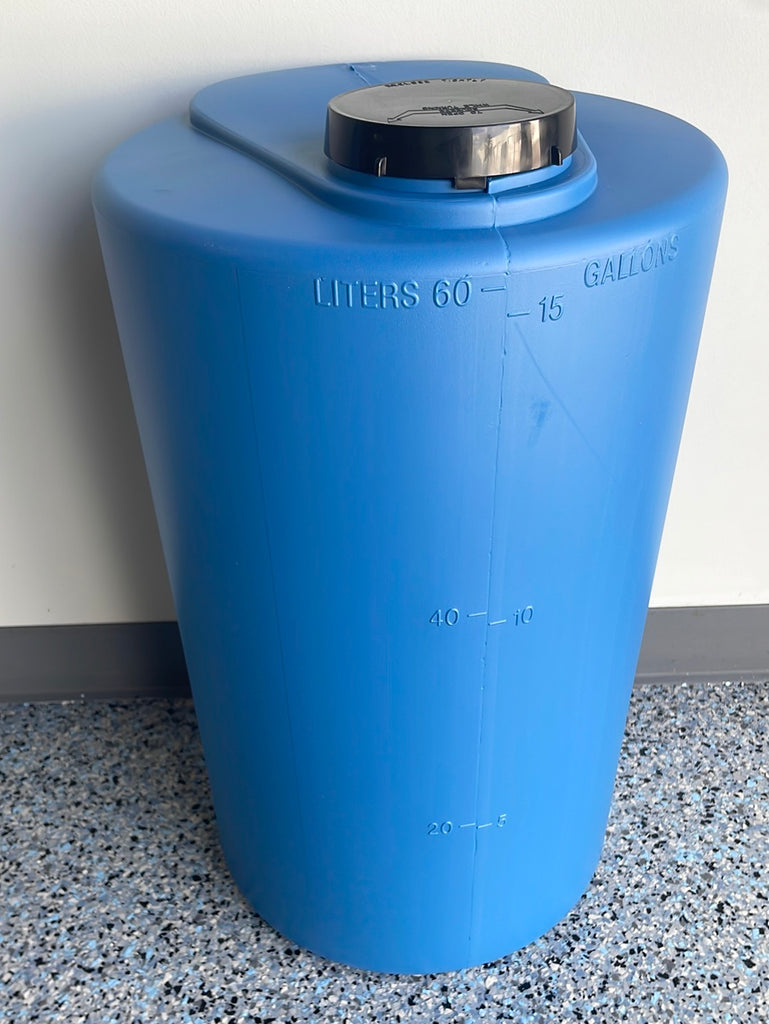15GAL-B - (15 Gallon Poly Blue Tank) | Water Treatment Resource